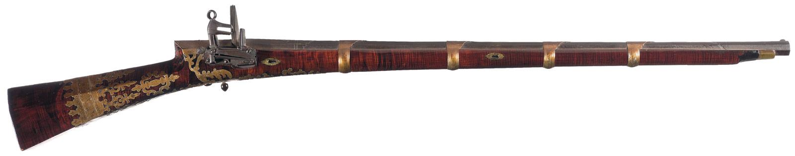 Arabian Flintlock Damascus Miquelet Rifle | Rock Island Auction