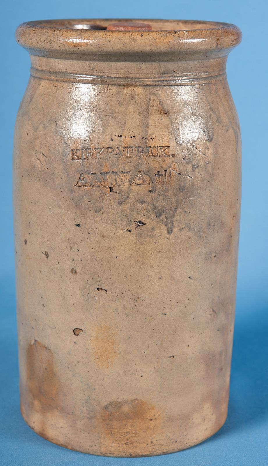 Rare Anna (Pottery) Kirkpatrick Preserve | Rock Island Auction