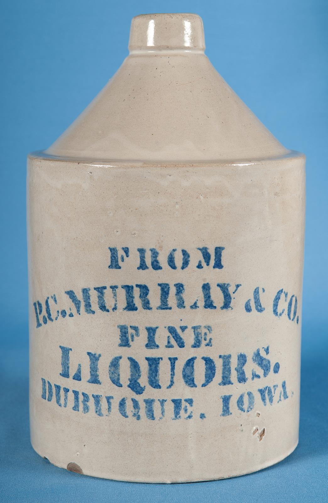 Rare Red Wing Stonewear Alcohol Jug, with Dubuque, Iowa Advertis | Rock ...