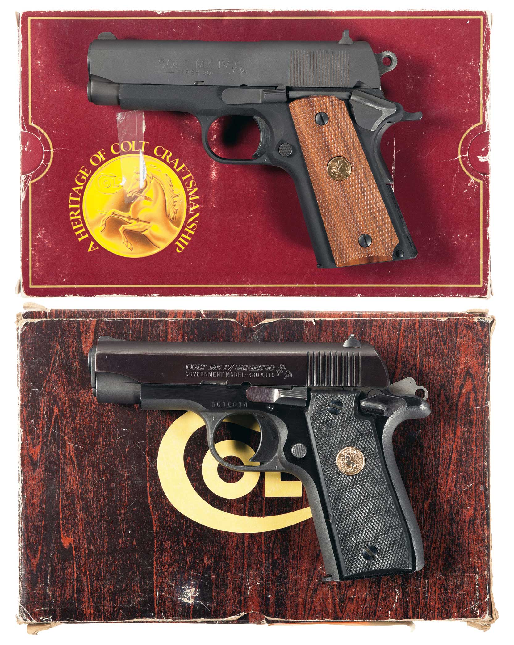 Two Boxed Colt Compact 1911 Style Semi-Automatic Pistols | Rock Island ...