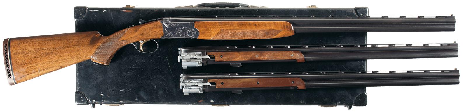 Cased Three Barrel Set Ithaca Model 600 Over/Under Shotgun | Rock ...