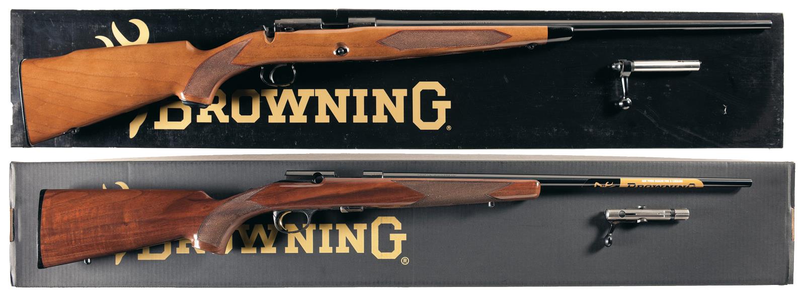 Two Boxed Browning .22 Bolt Action Rifles | Rock Island Auction