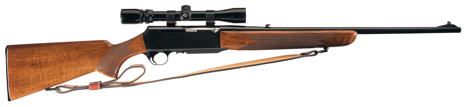 Scoped Belgian Browning BAR Semi-Automatic Rifle | Rock Island Auction