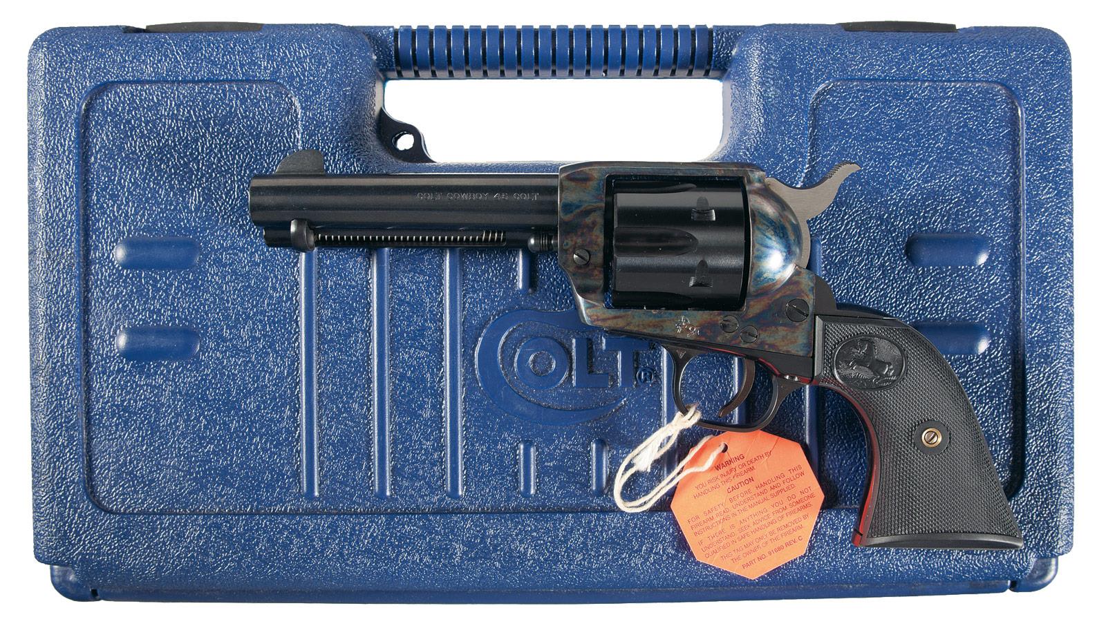 Colt Cowboy Single Action Army Revolver with Case | Rock Island Auction