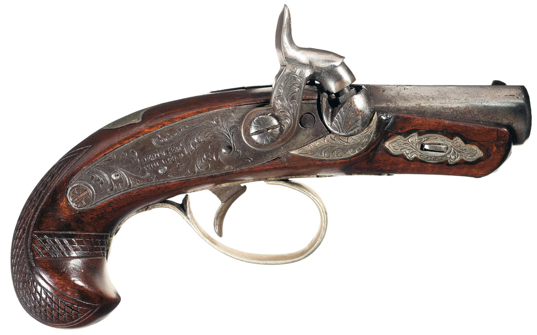 Henry Deringer Rifles And Pistols Percussion Pocket Pistol 40 | Rock ...