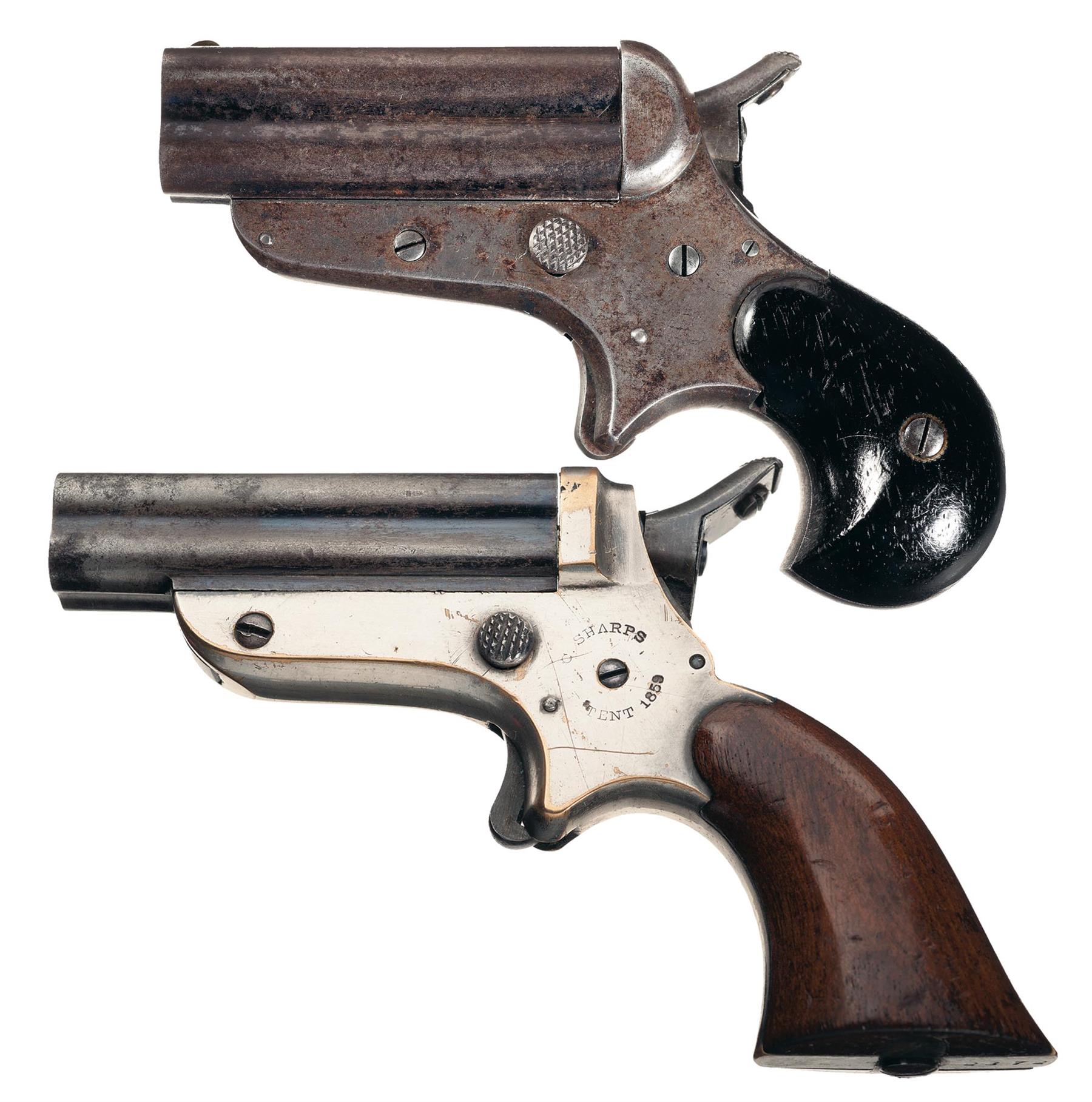 Two C. Sharps Four Barrel Pepperbox Pistols | Rock Island Auction