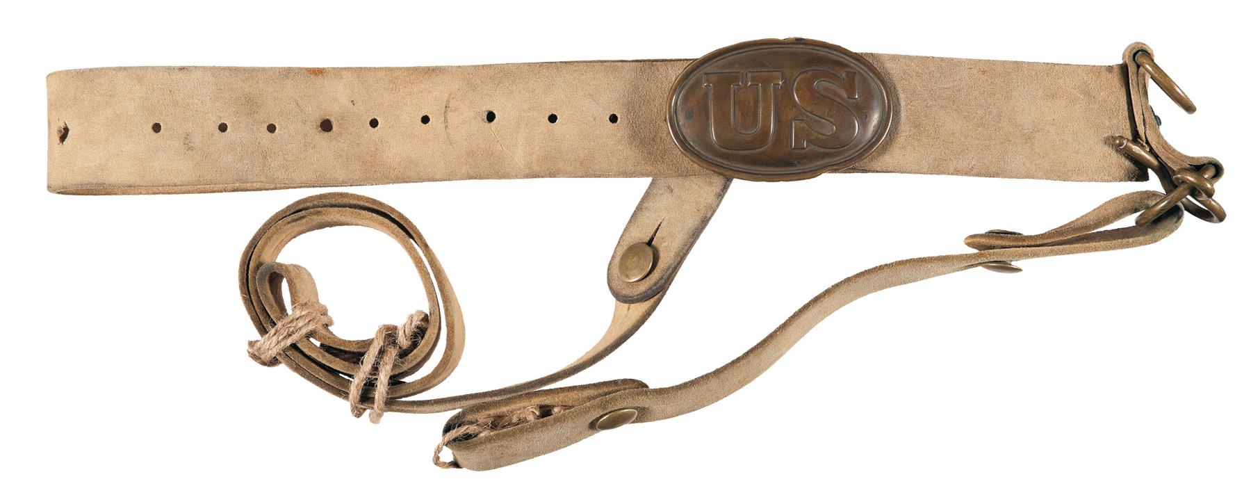 Scarce Mexican War Pattern 1841 Dragoon Saber Belt with Pattern | Rock ...