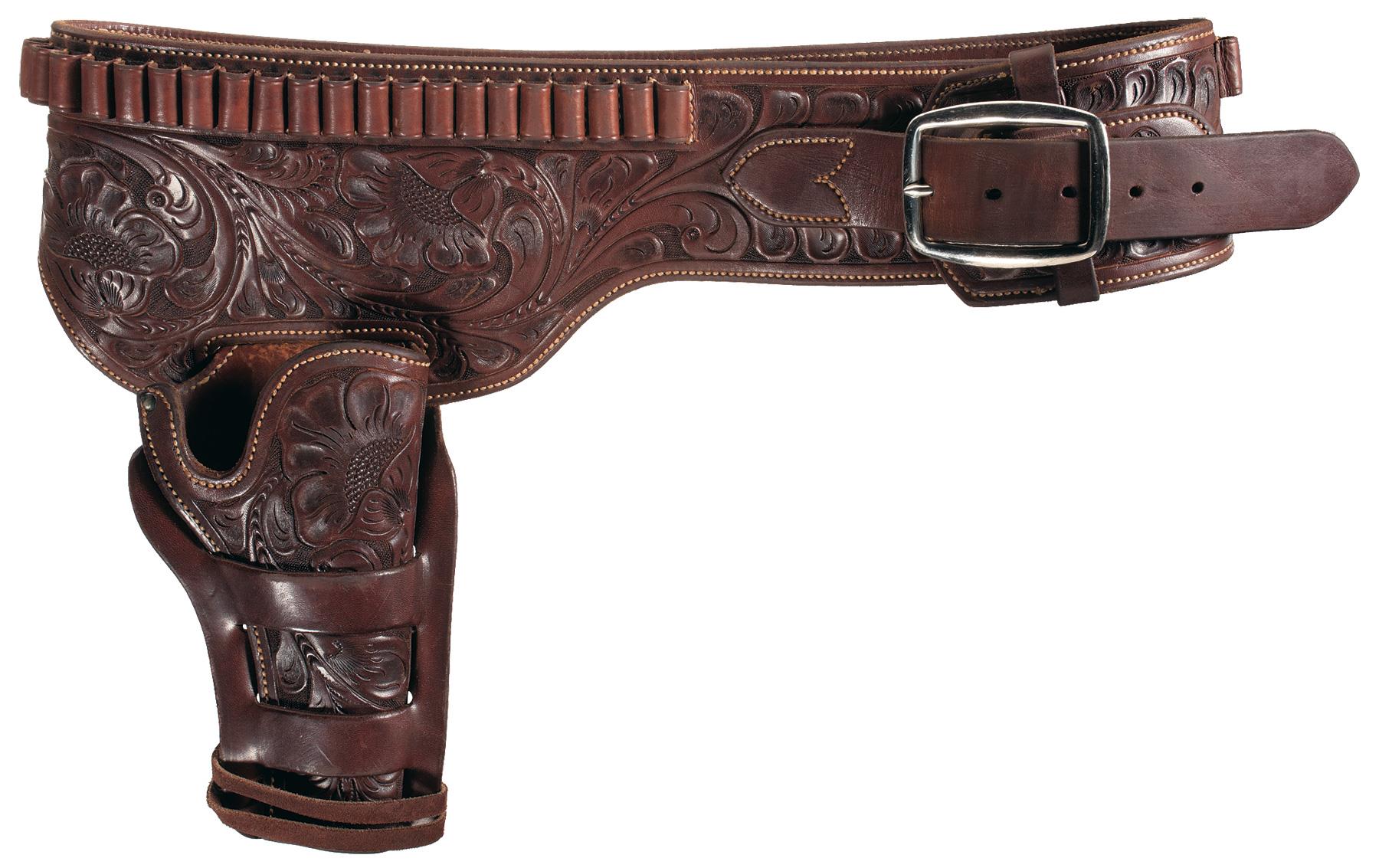 Excellent Heiser Denver, Colorado Marked Leather Belt Rig | Rock Island ...