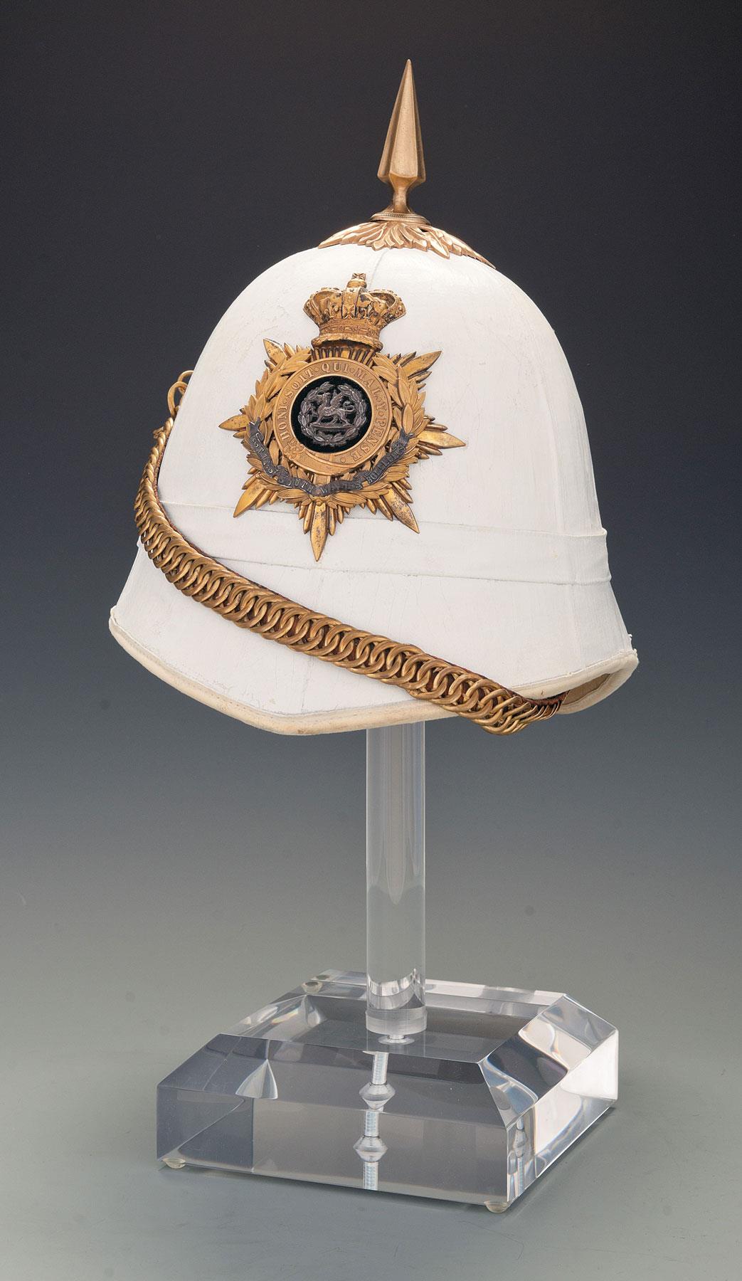 South Wales Borderers Officer's Field Service Cork Pith Helmet | Rock ...