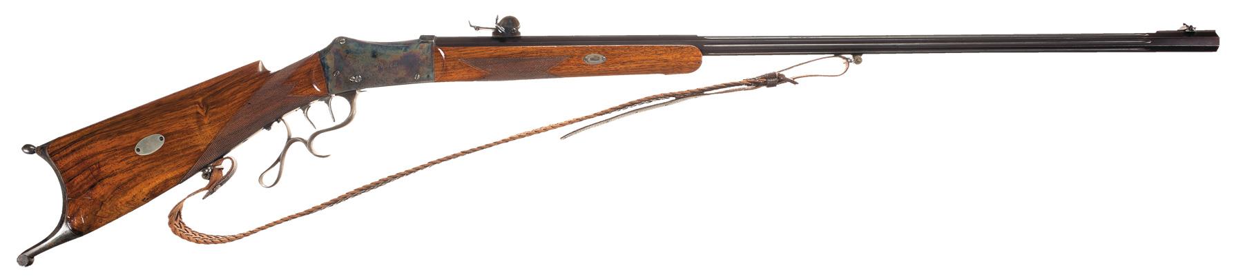 Excellent Swiss Martini Style Single Shot Schuetzen Rifle | Rock Island ...