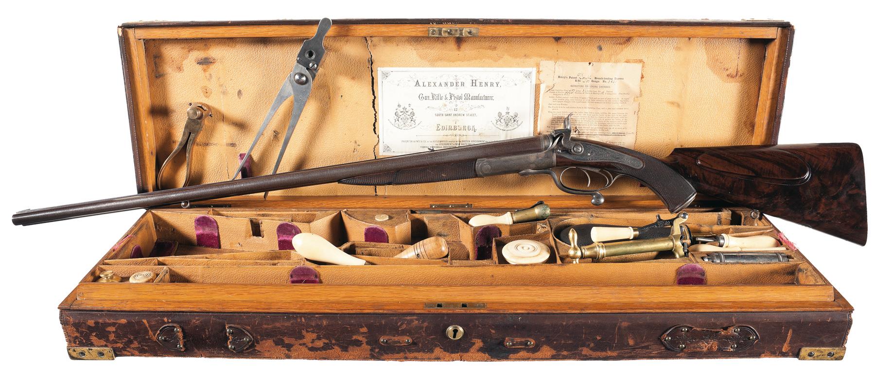 Henry Alexander Double-Rifle 450 | Rock Island Auction