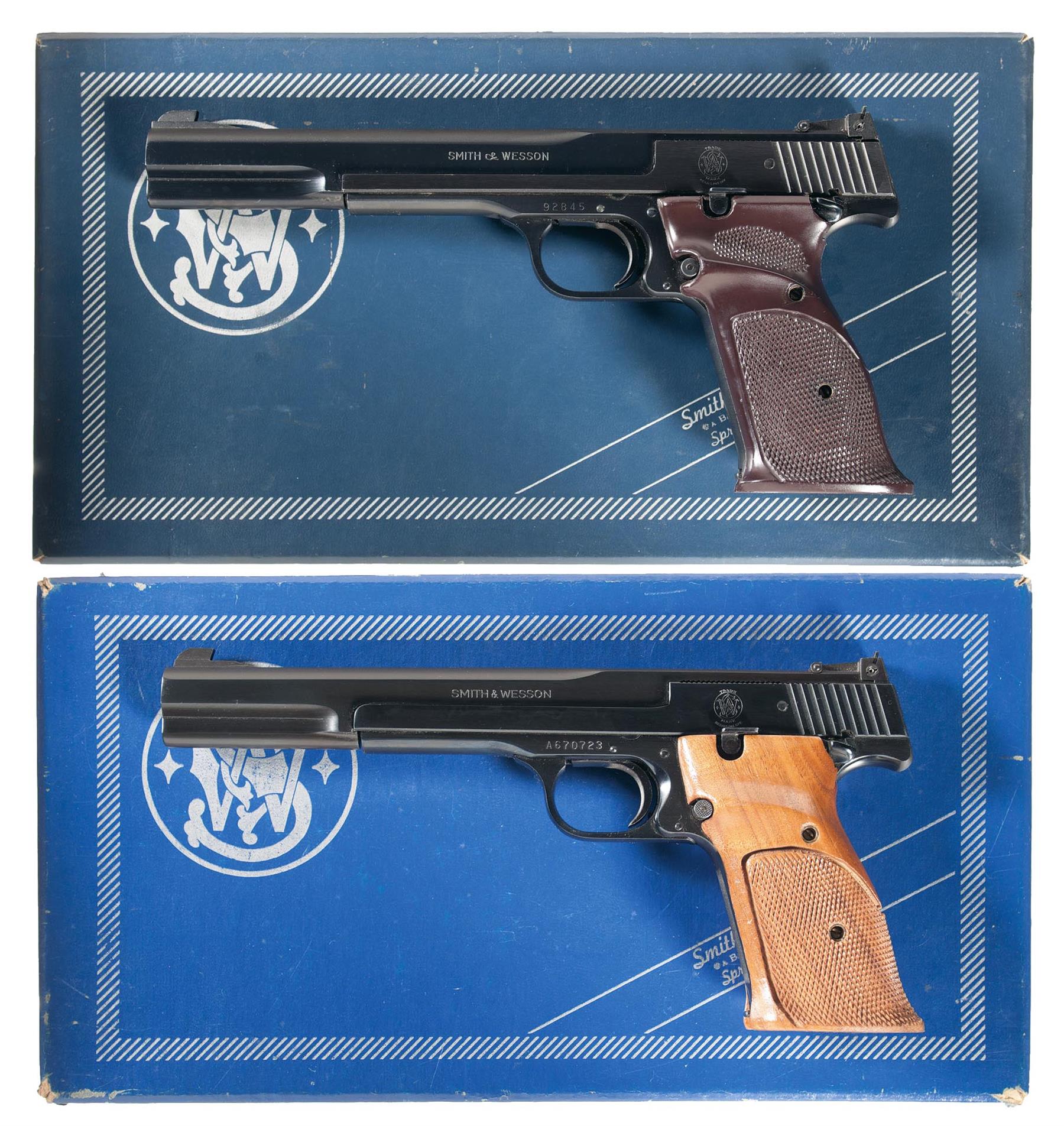 Two Boxed .22 LR Smith & Wesson Semi-Automatic Pistols | Rock Island ...