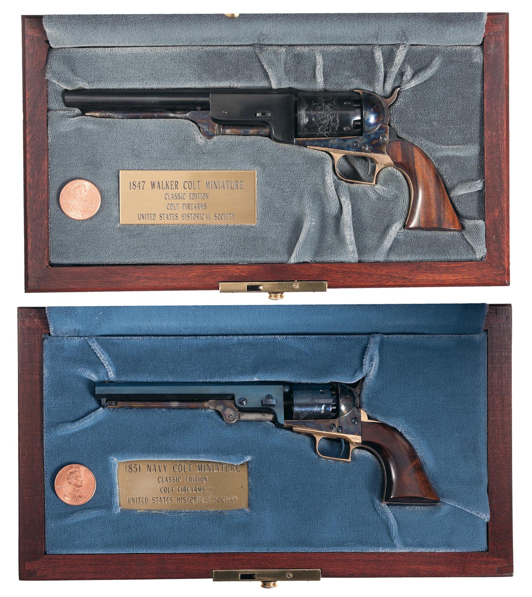 Two Cased Colt Classic Edition Miniature Revolvers -A) Cased Min | Rock ...