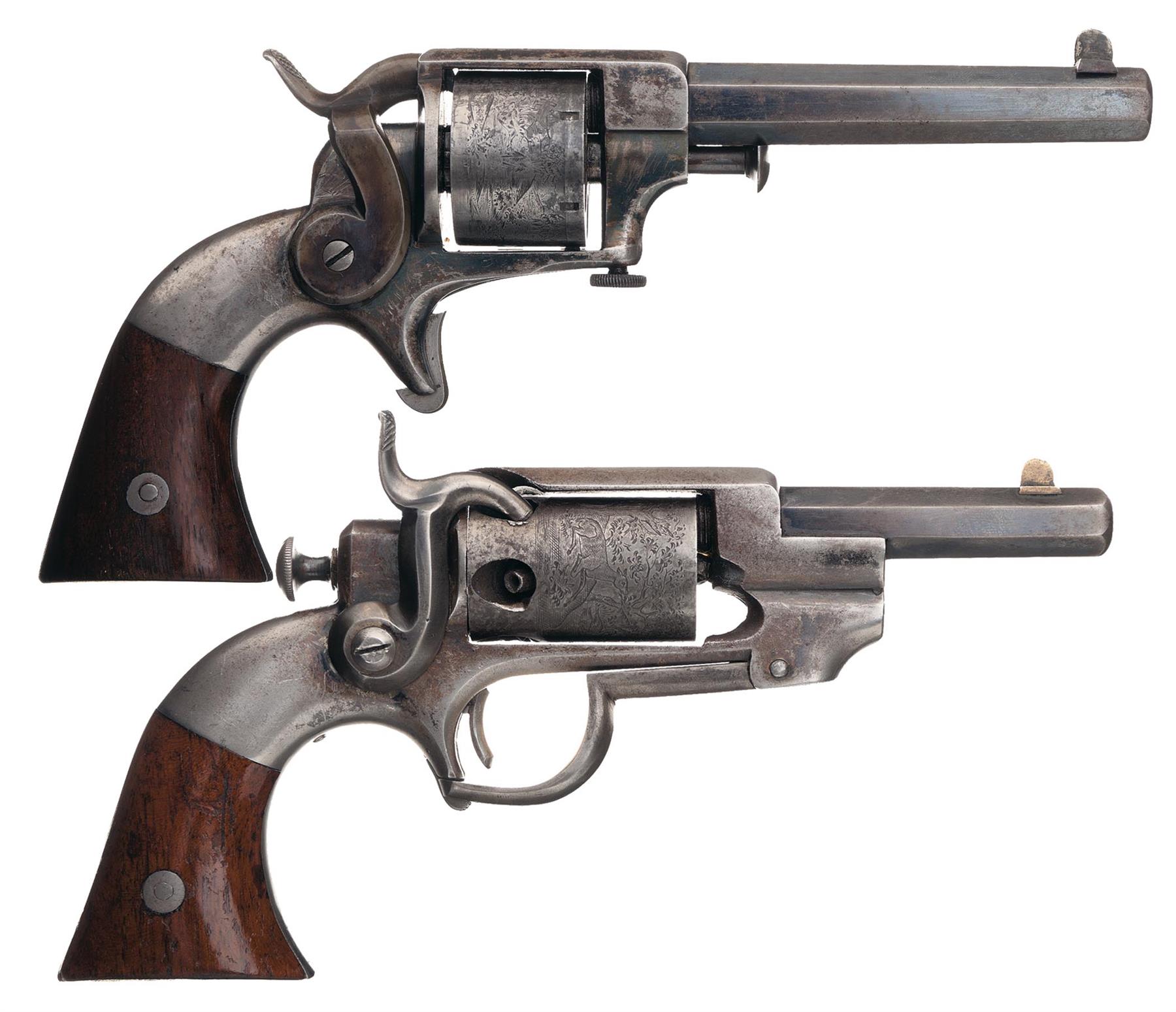 Two Allen & Wheelock Sidehammer Revolvers | Rock Island Auction