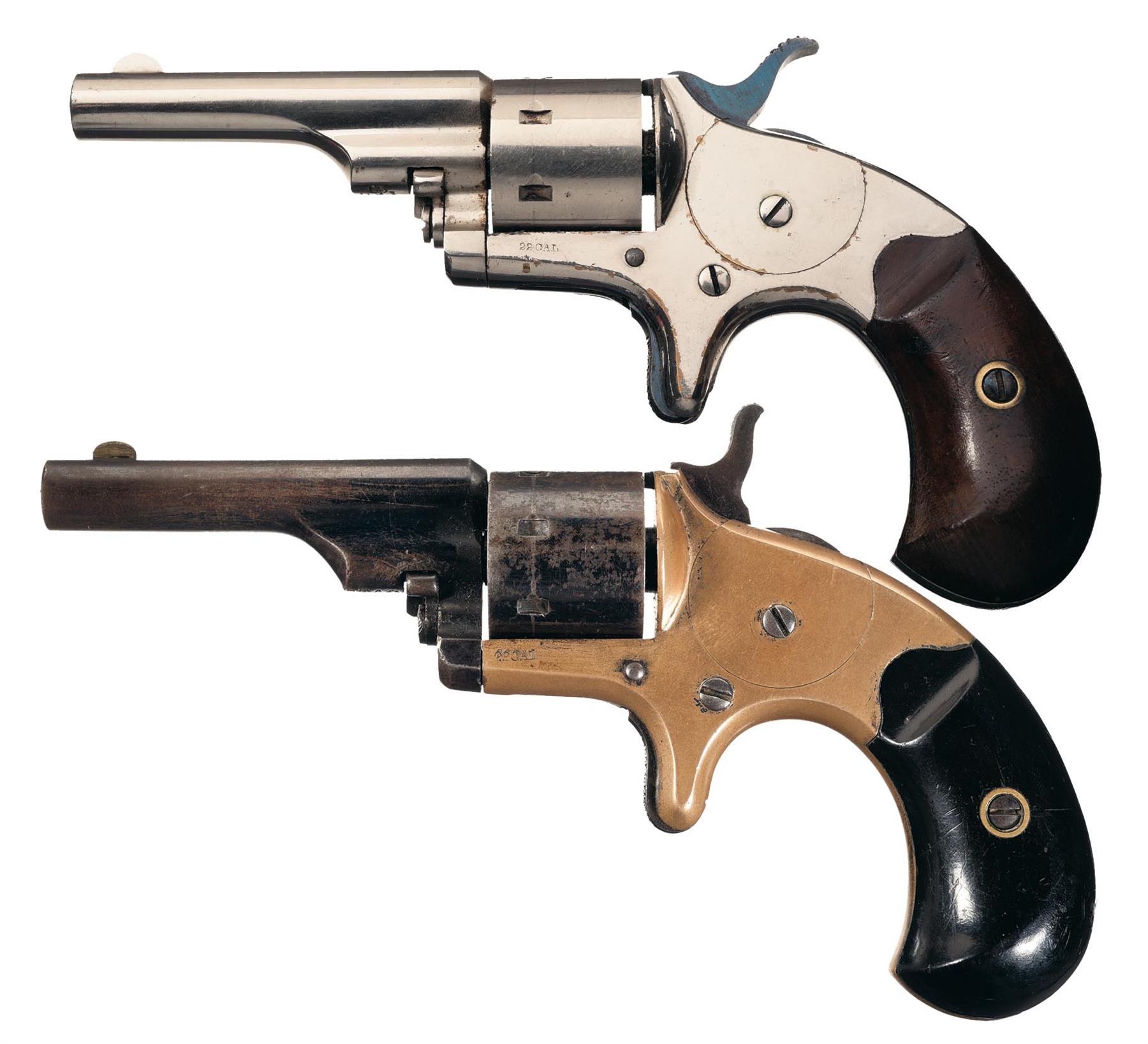 Collectors Lot of Two Colt Open Top Pocket Revolvers | Rock Island Auction