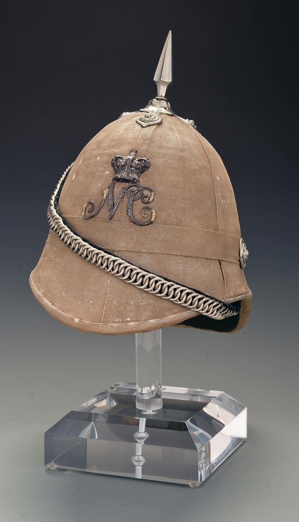 Natal Carabiniers Officer's Field Service Wicker Helmet | Rock Island ...