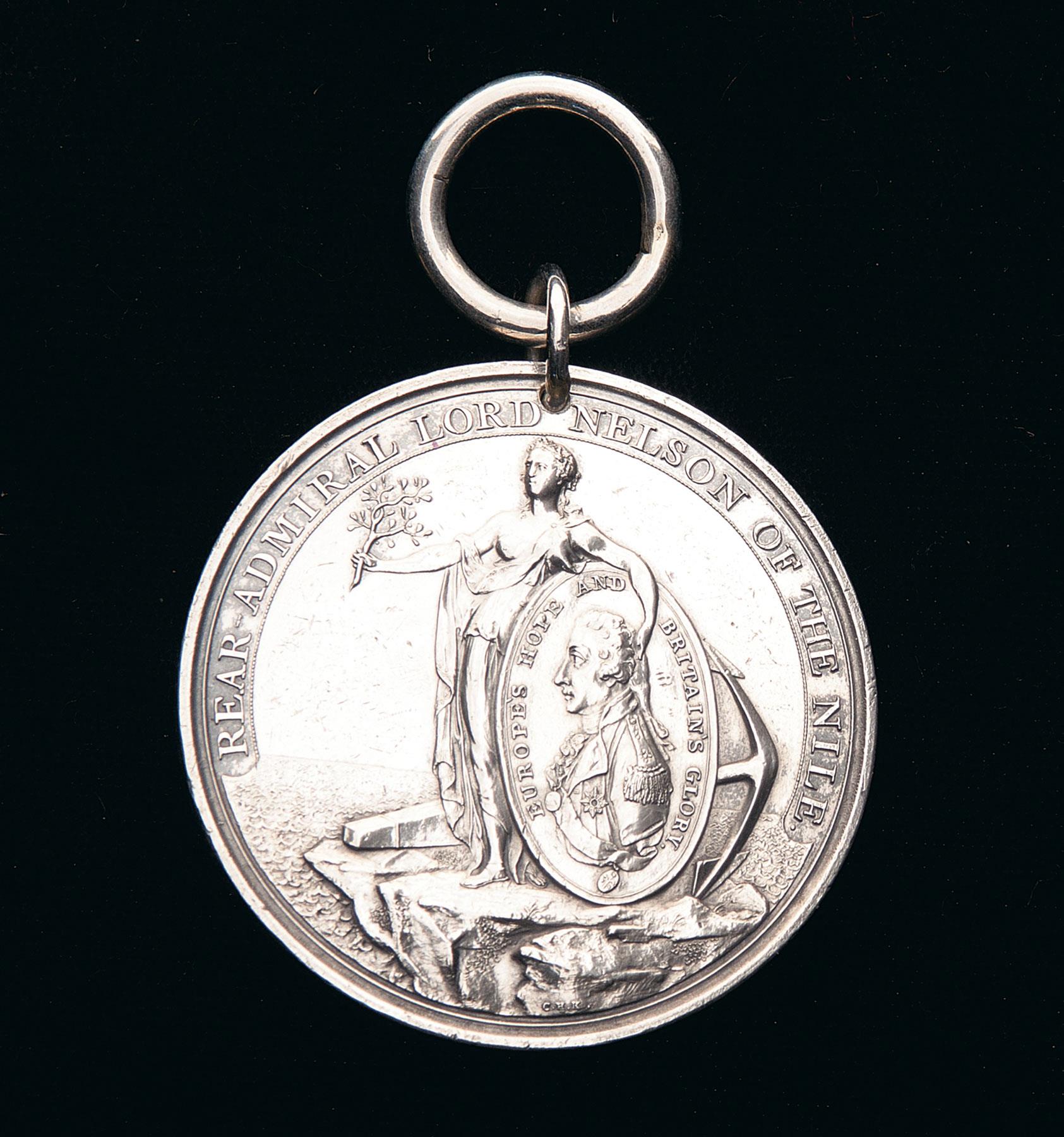 Scarce and Historic Silver Davison's Nile Medal | Rock Island Auction