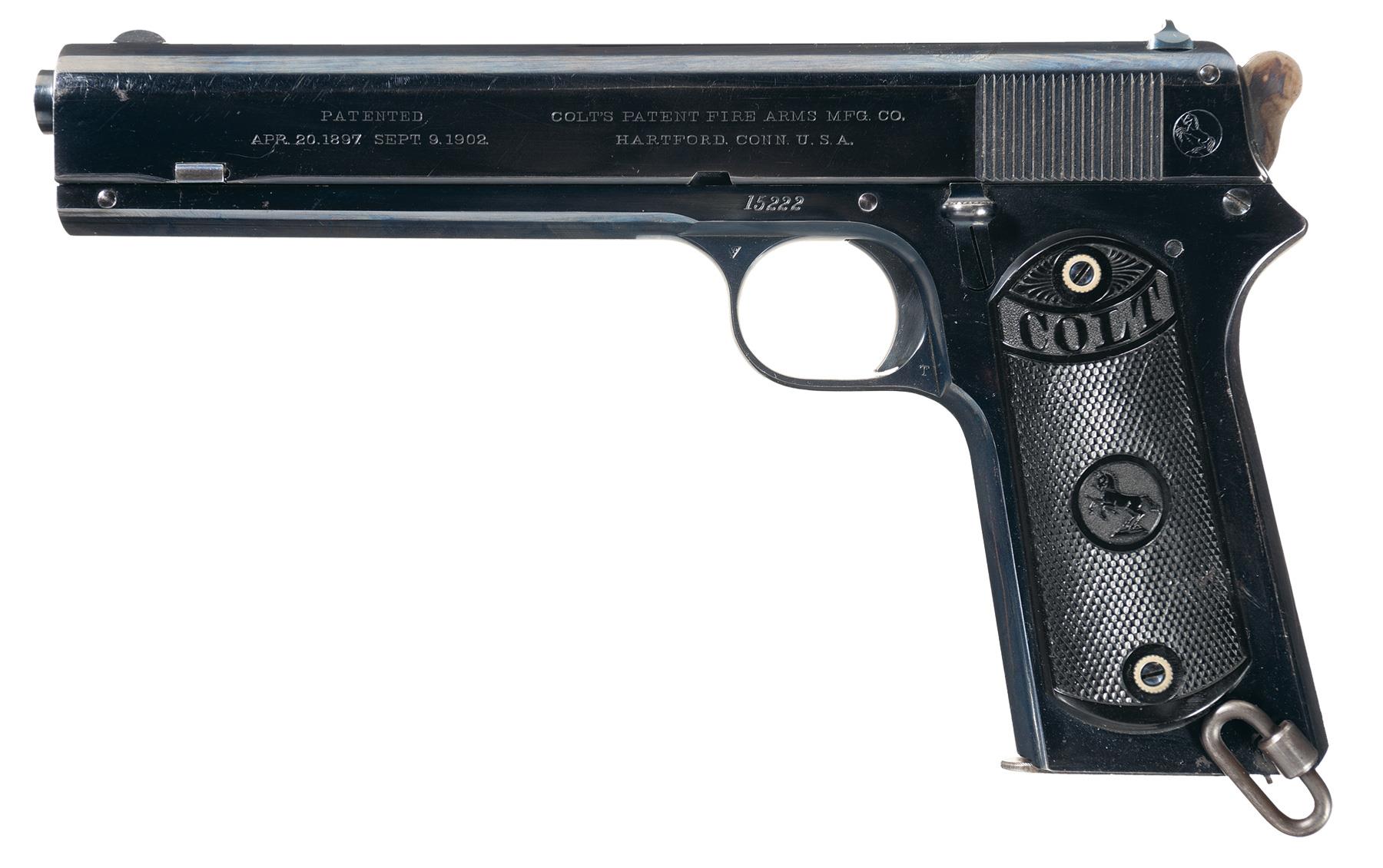 Outstanding Colt Model 1902 Military Semi-Automatic Pistol | Rock ...