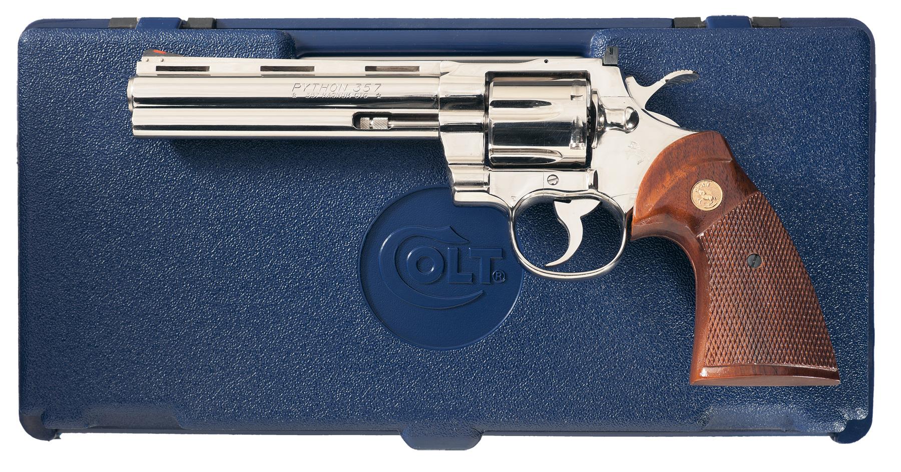 Colt Python Double Action Revolver with Case | Rock Island Auction