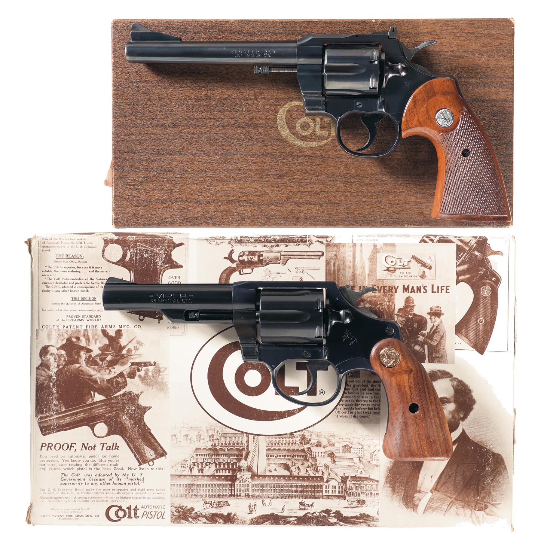 Two Colt DA Revolvers | Rock Island Auction