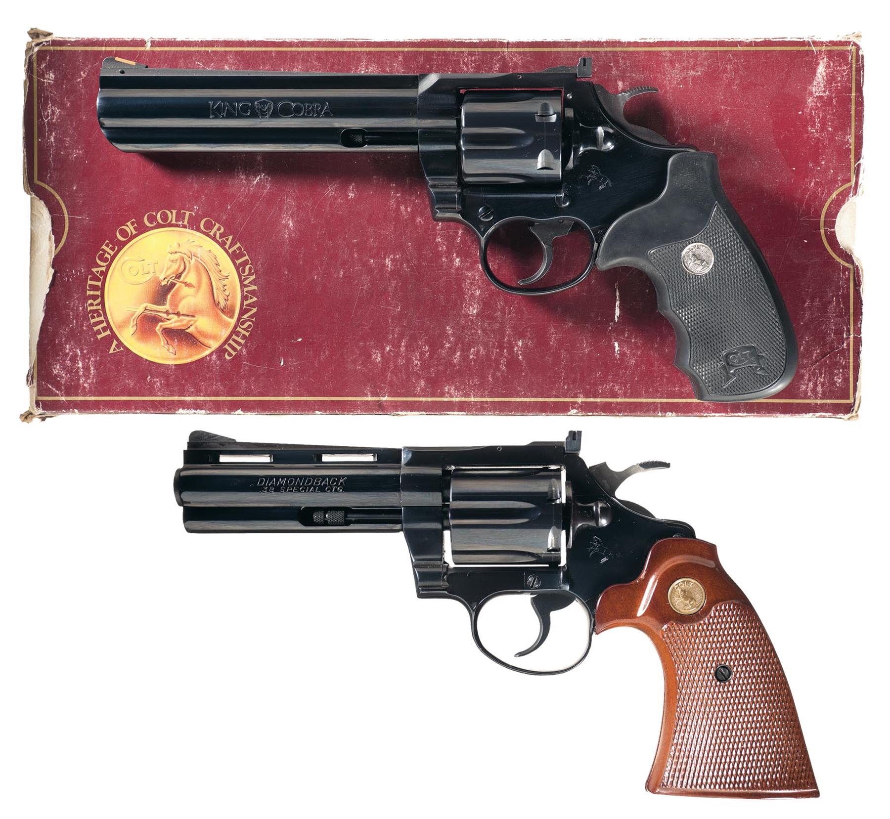 Two Colt DA Revolvers | Rock Island Auction