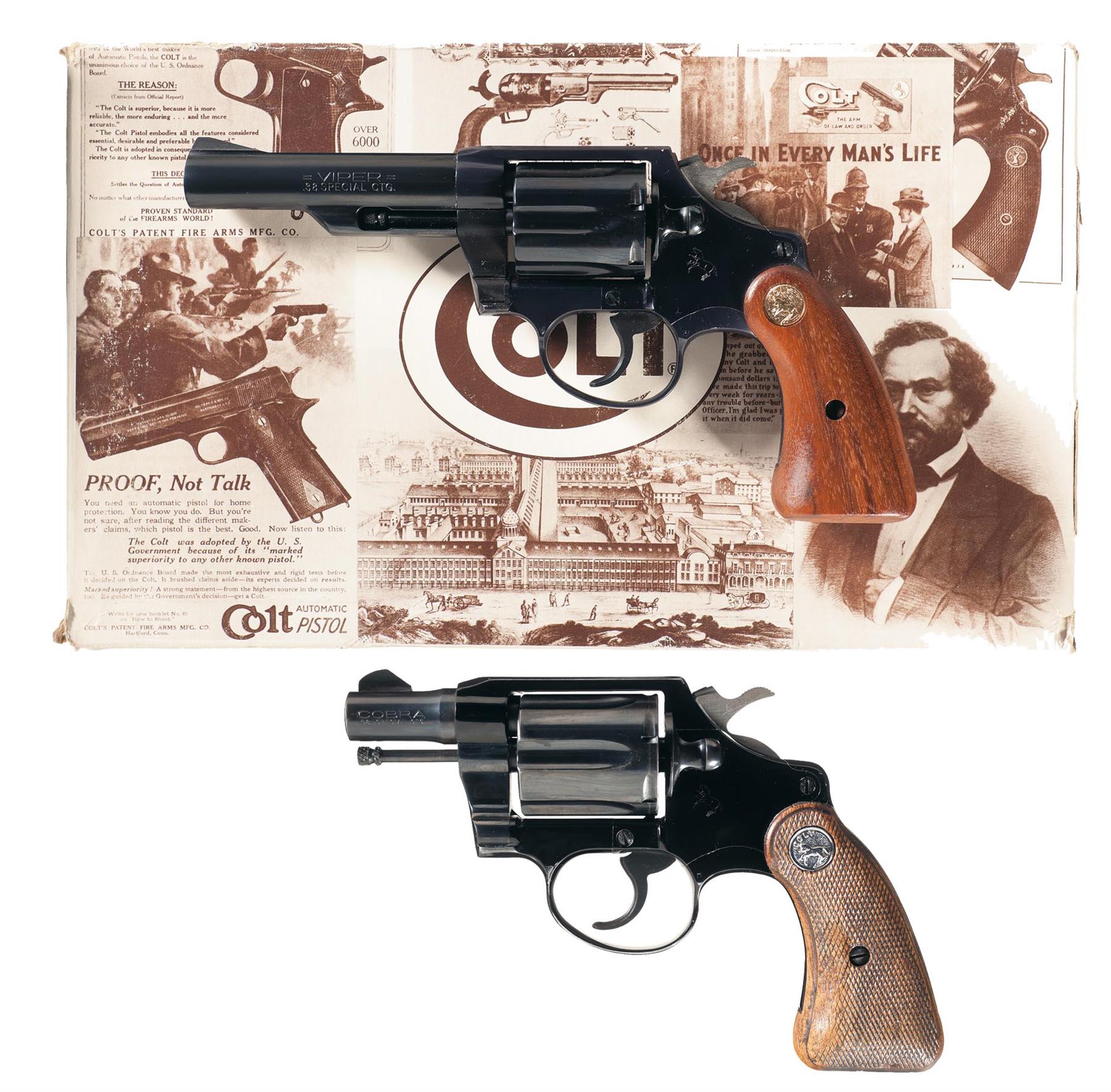 Two Colt DA Revolvers | Rock Island Auction