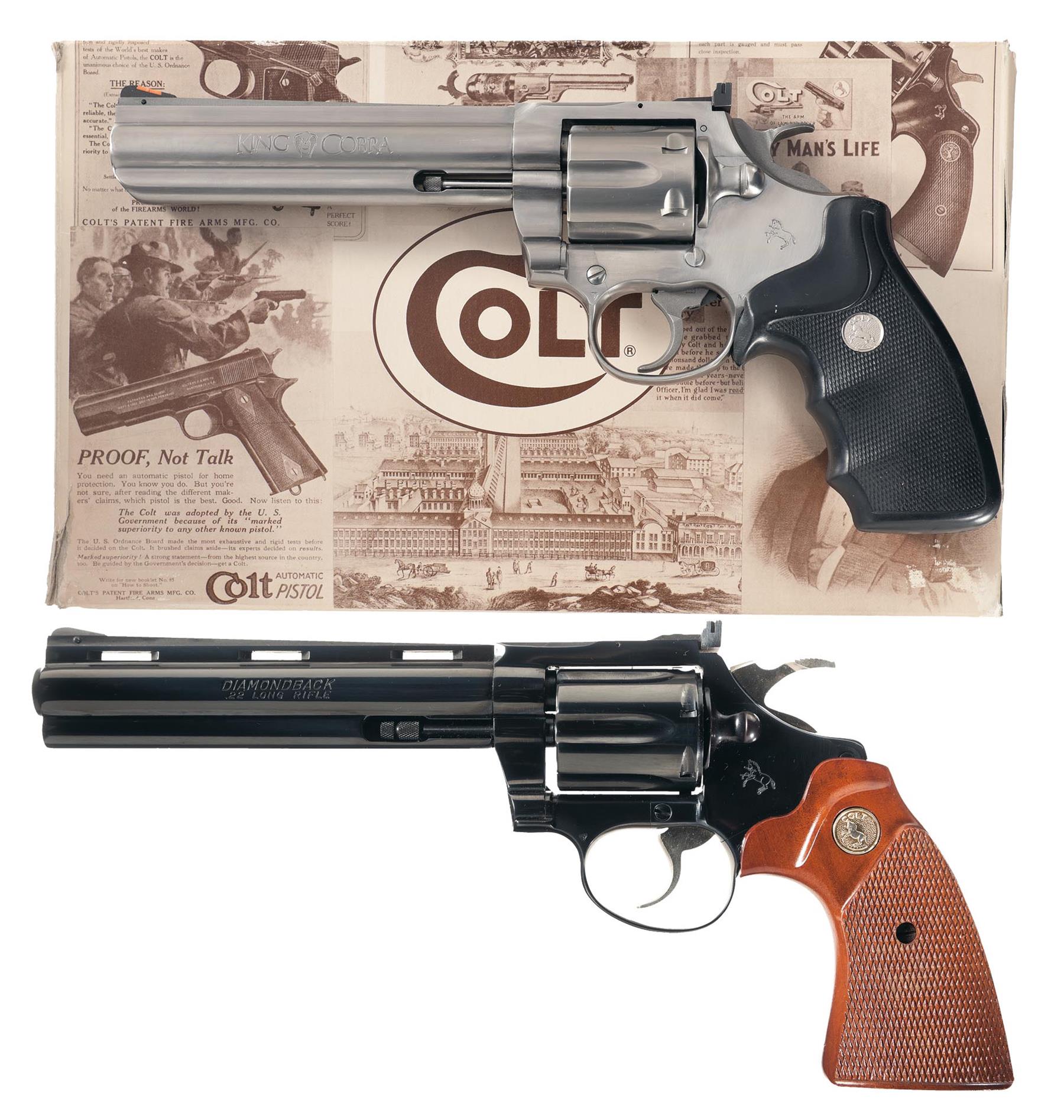 Two Colt DA Revolvers | Rock Island Auction