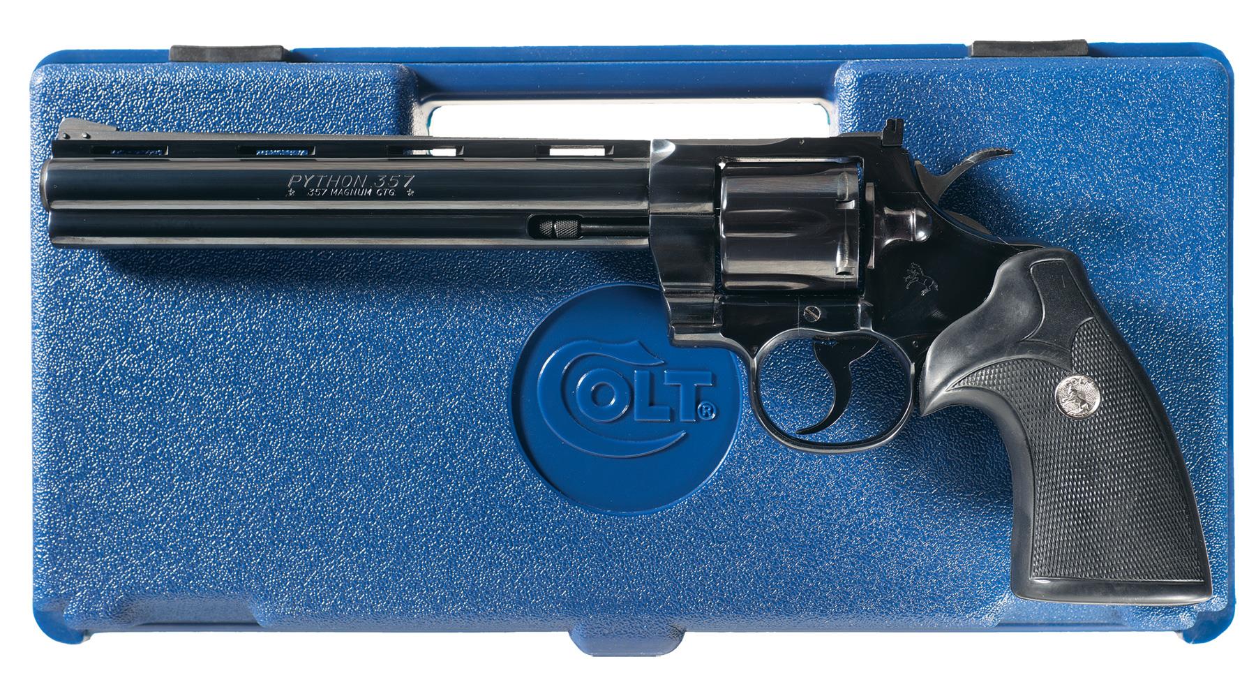 Colt Python Double Action Revolver with Factory Hard Case | Rock Island ...