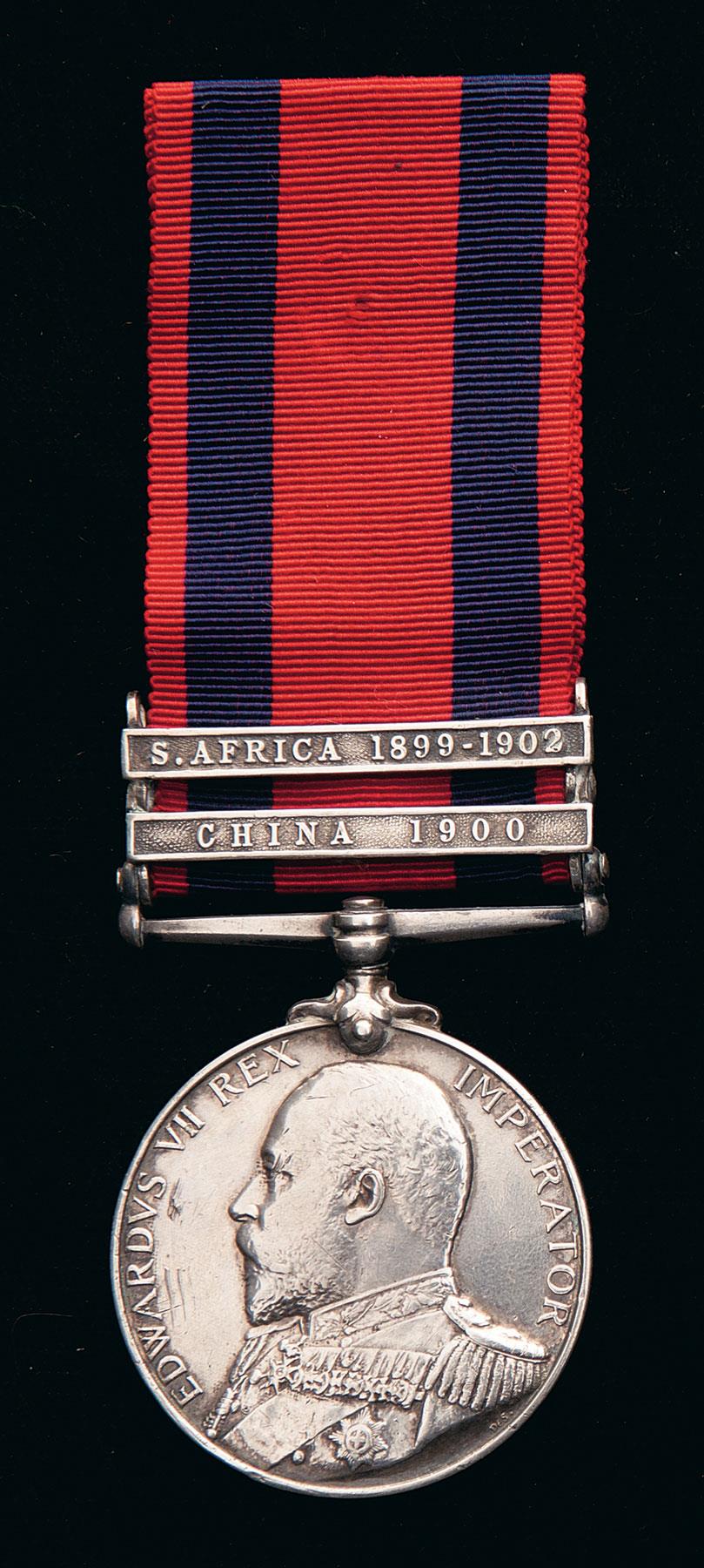 Rare British Transport Medal with Two Clasps | Rock Island Auction