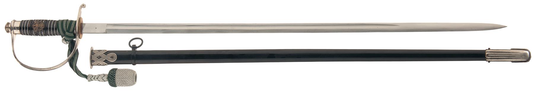 Krebs Production Nazi Police NCO's Sword with Portapee | Rock Island ...
