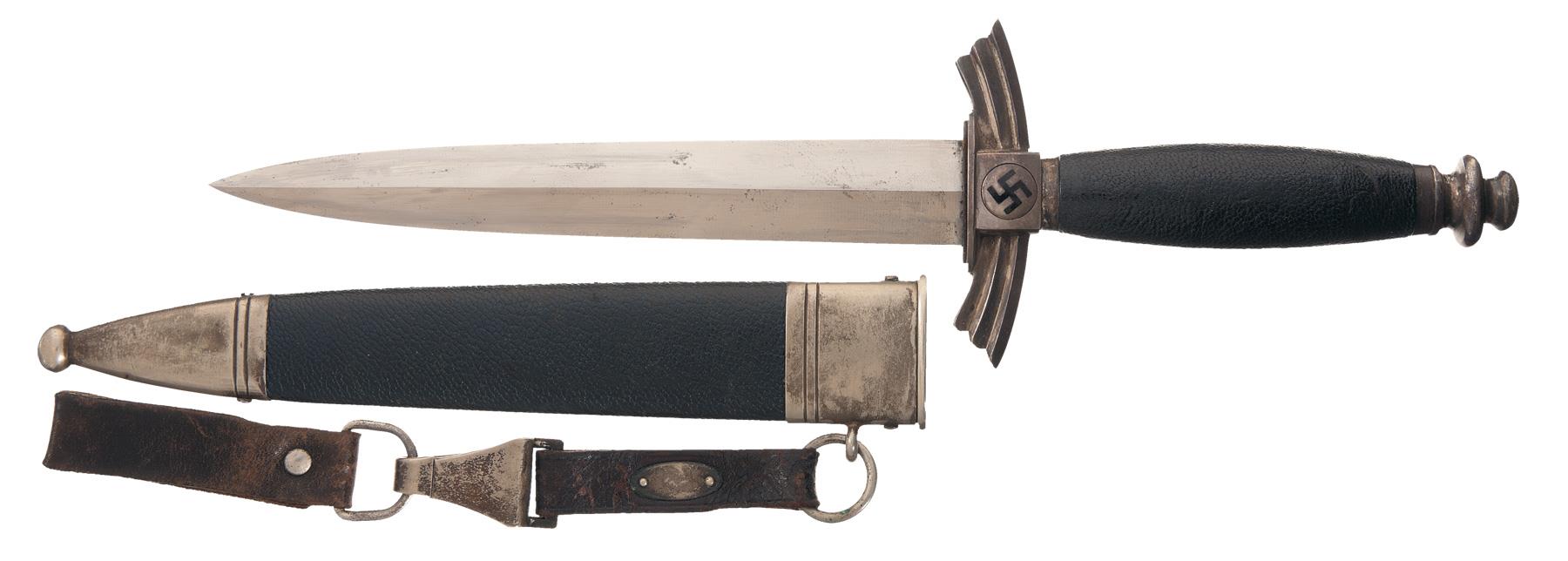 World War II Weyersberg Production NSFK NAZI Dagger with Sheath | Rock ...