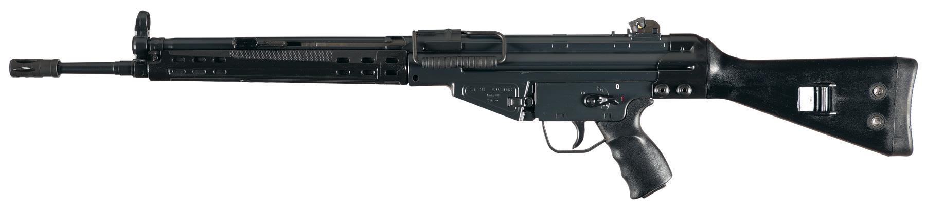 Excellent Pre-Ban Heckler & Koch Model HK91 Semi-Automatic Rifle | Rock ...