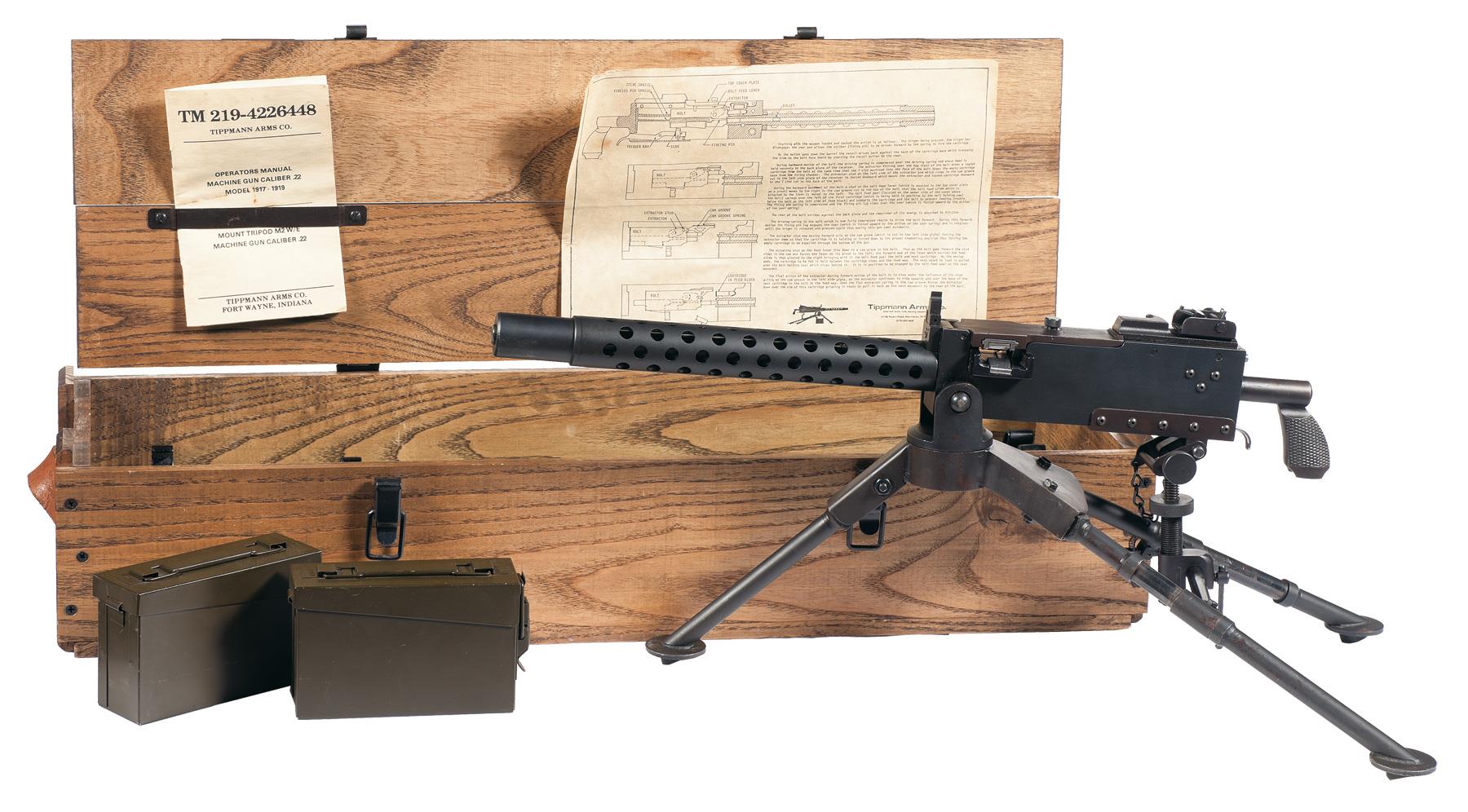 Tippmann Arms Co. Half Scale Browning Model 1919 Semi-Automatic | Rock ...