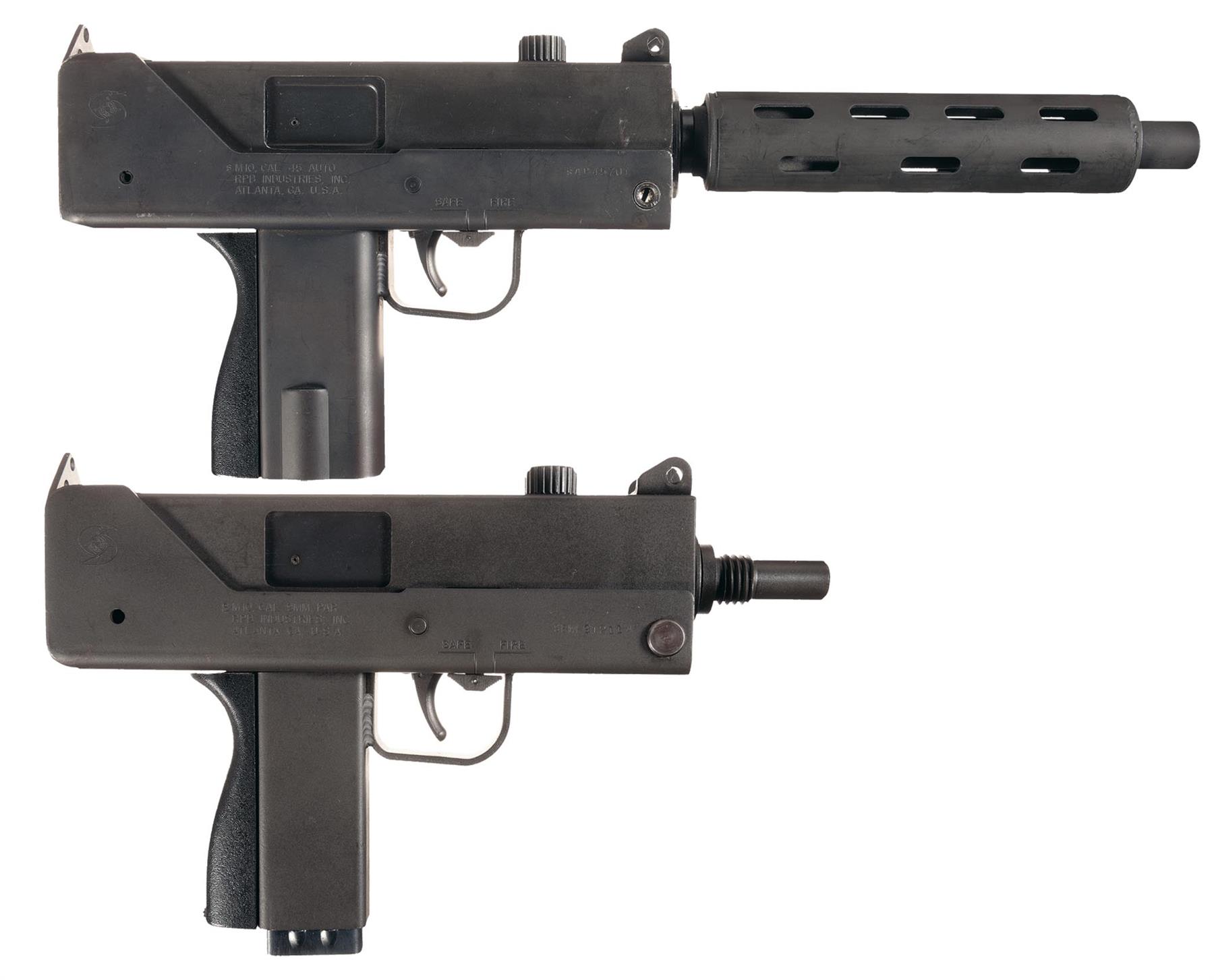 Two RPB Industries M10 Semi-Automatic Pistols | Rock Island Auction