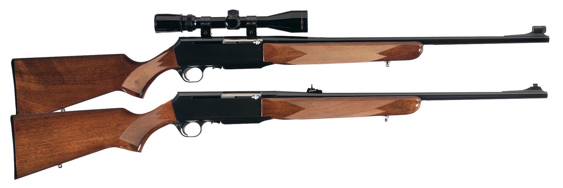Two Browning BAR Semi-Automatic Rifles | Rock Island Auction