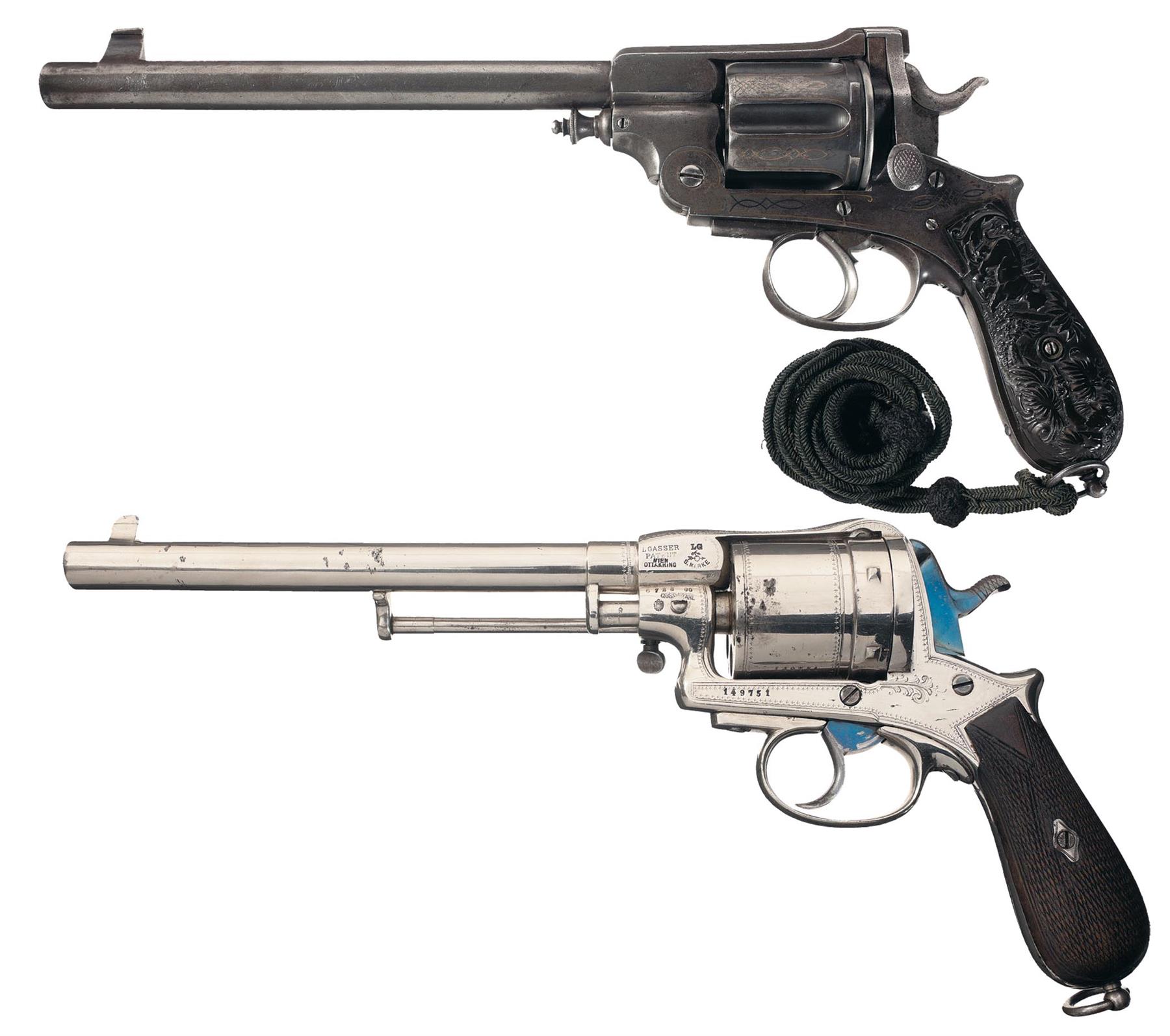 Two European 'Montenegrin' DA Revolvers | Rock Island Auction