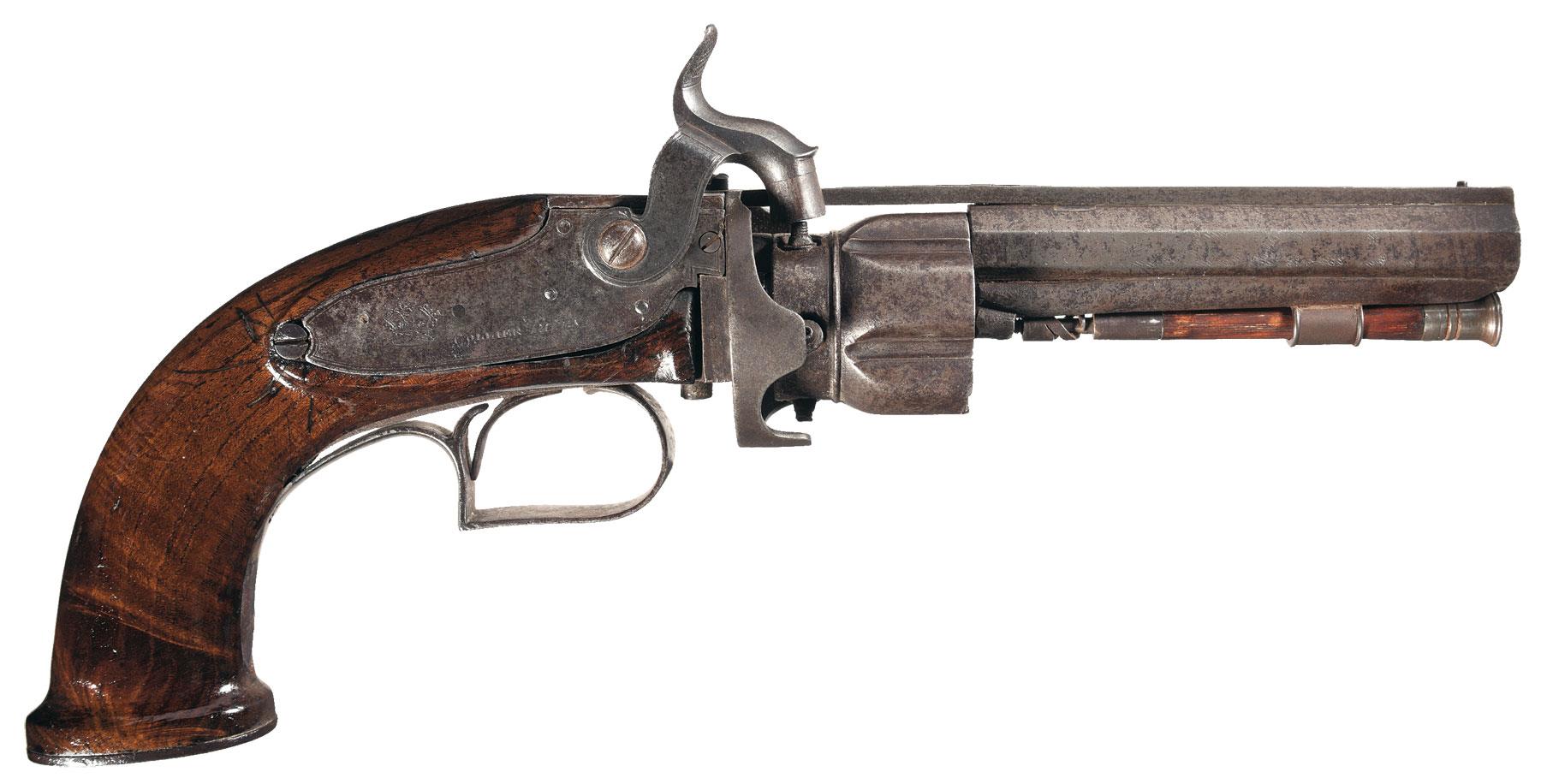 Rare Collier Patent Percussion Revolver | Rock Island Auction