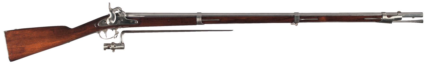 Exceptional Springfield Model 1851 Cadet Musket with Bayonet | Rock ...