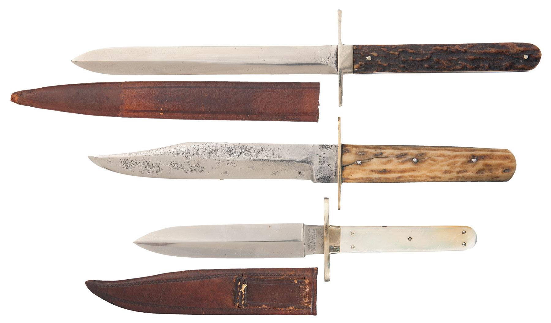 Group of Three Knives | Rock Island Auction