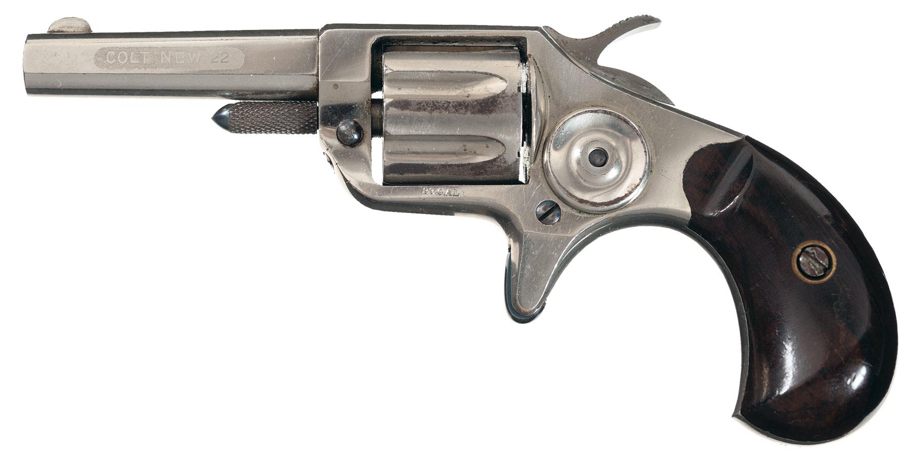 Colt New Line Model 22 Revolver with Etched Panel Markings | Rock ...