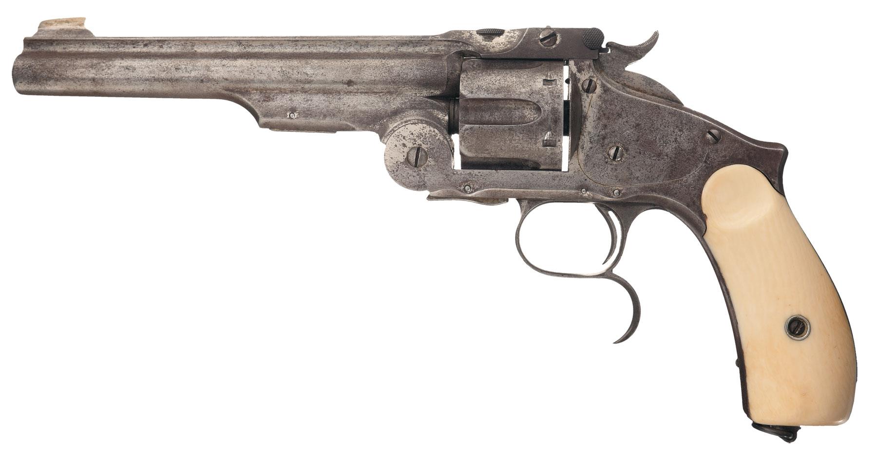 Smith & Wesson Model 3 Russian Model Revolver with Ivory Grips | Rock ...