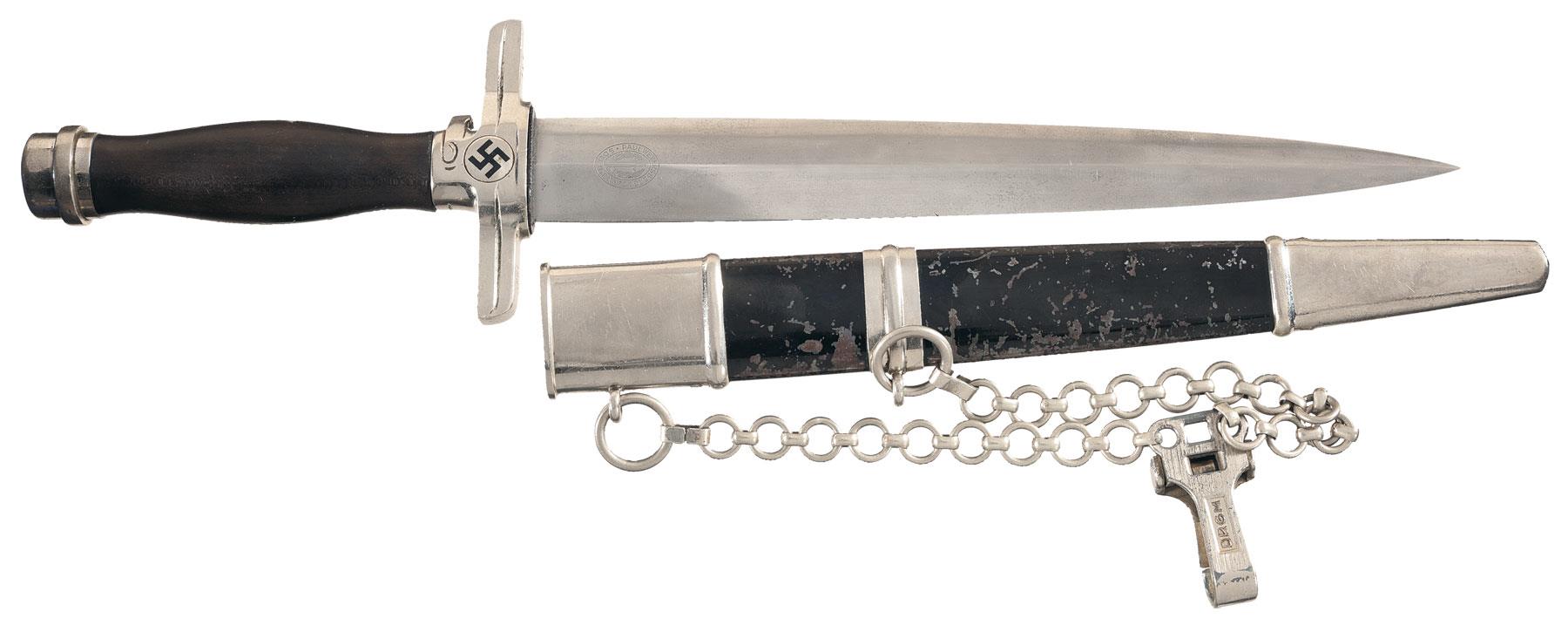 Scarce Nazi Postal Protection (Postschutz) Dagger | Rock Island Auction