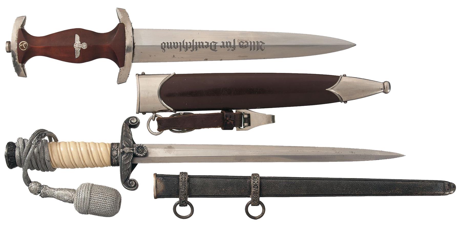 Two Nazi Daggers with Scabbards | Rock Island Auction