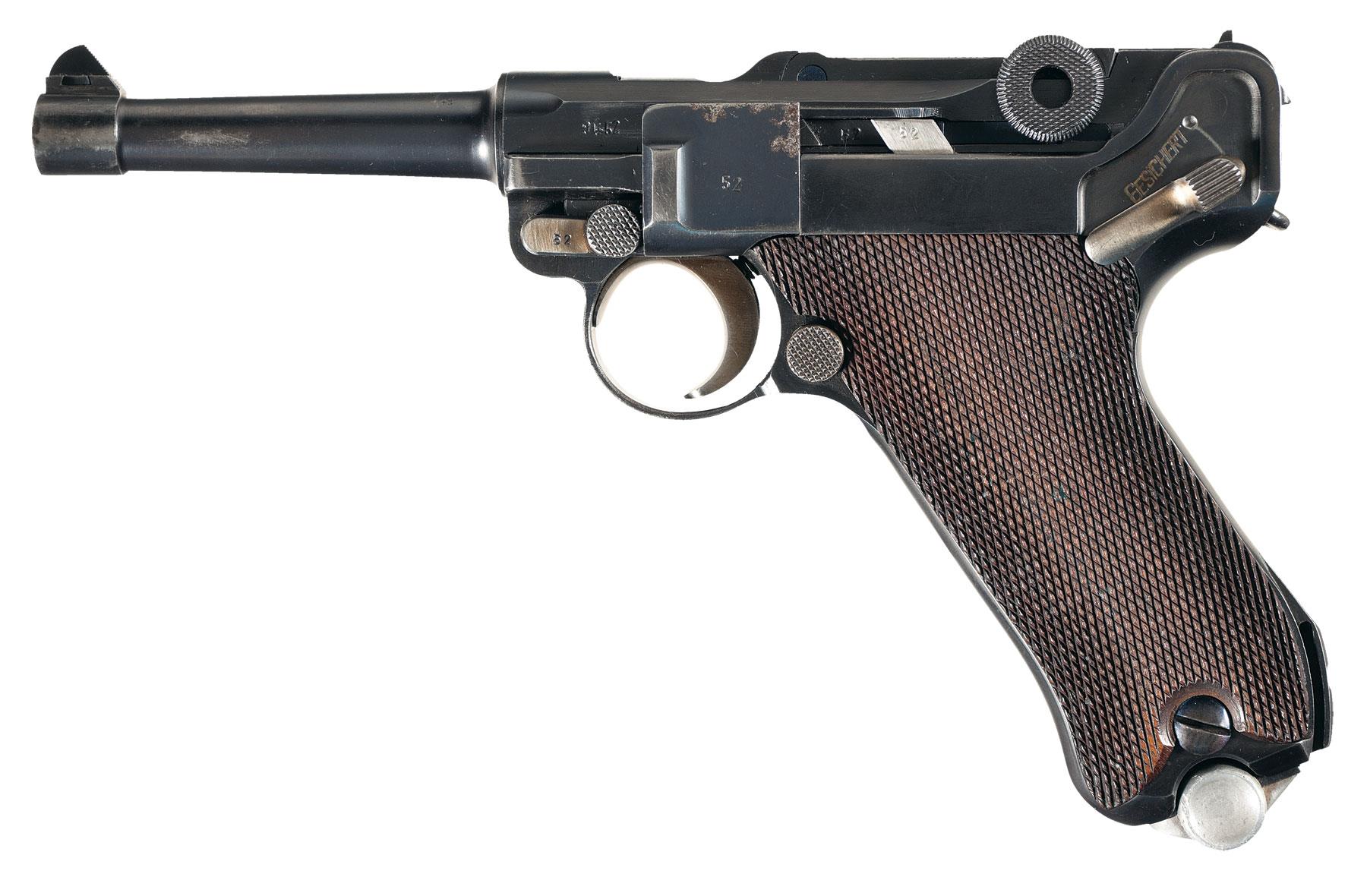 Excellent Mauser S/42 'G' Date Luger Semi-Automatic Pistol | Rock ...