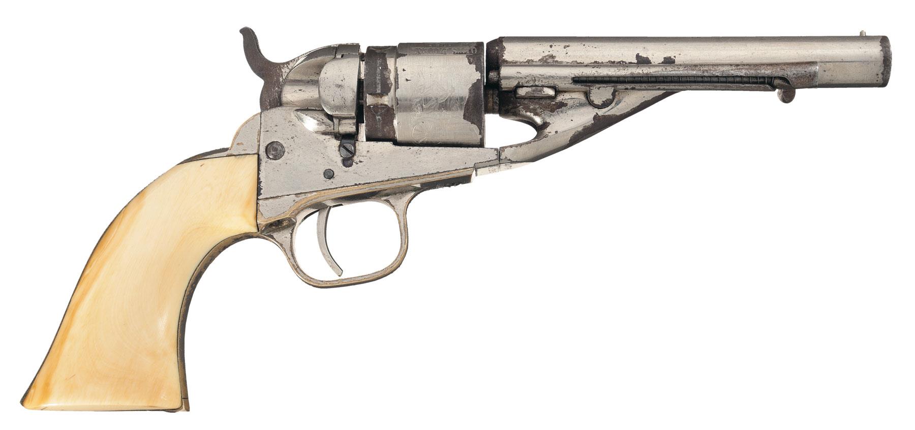 Colt Model 1862 Conversion Pocket Revolver with Ivory Grip | Rock ...