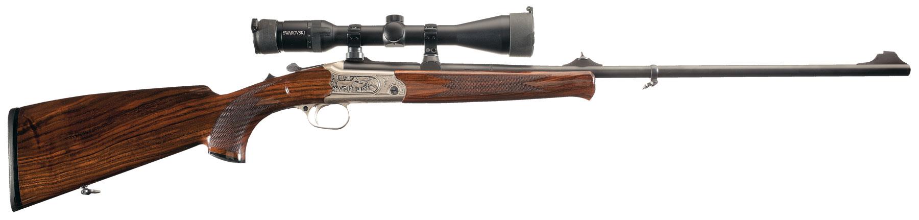 Merkel Model K1 Single Shot Stalking Rifle with Swarovski Scope | Rock ...