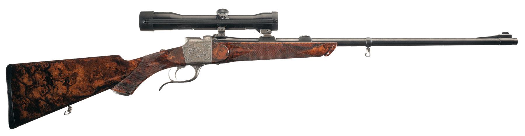 Hagn Single Shot Rifle 7 x 57 mm | Rock Island Auction