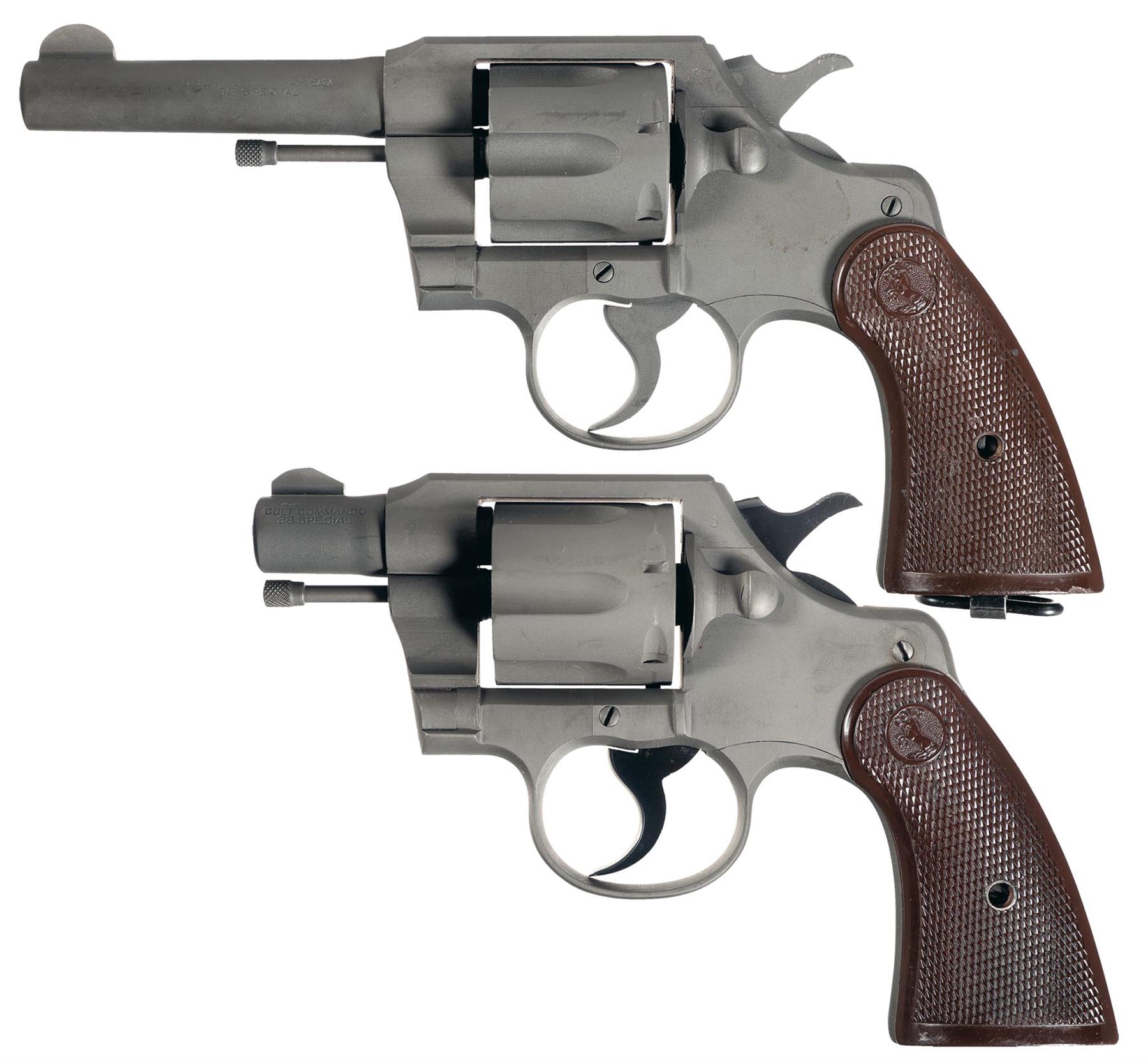 Two Colt Commando Revolvers in Different Barrel Lengths | Rock Island ...