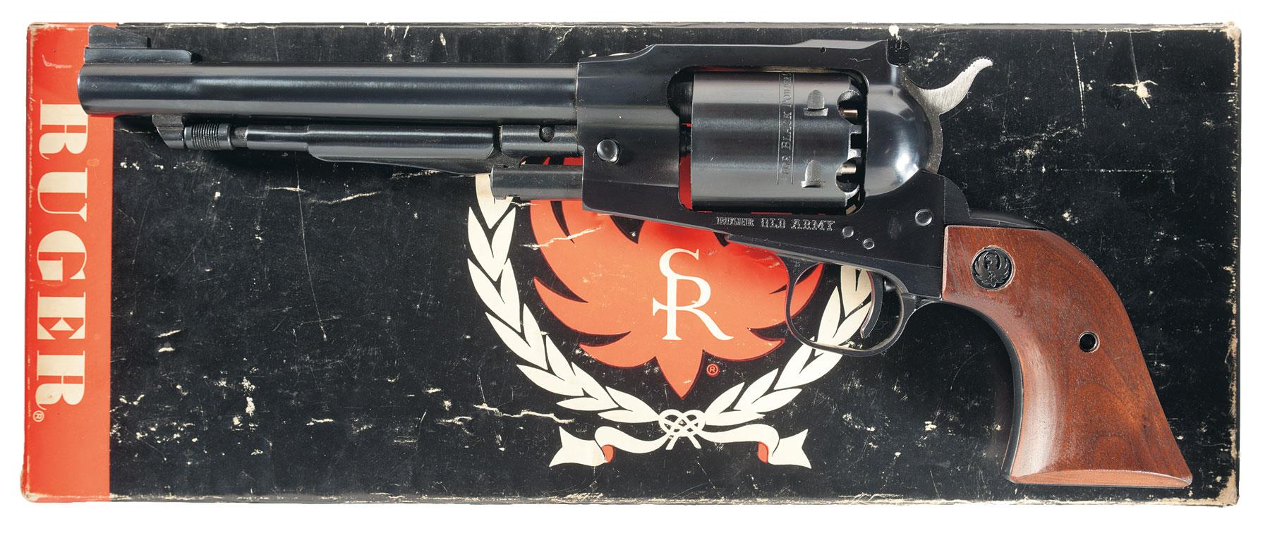 Bill Ruger Inscribed Ruger Old Army Percussion Revolver with Box | Rock ...