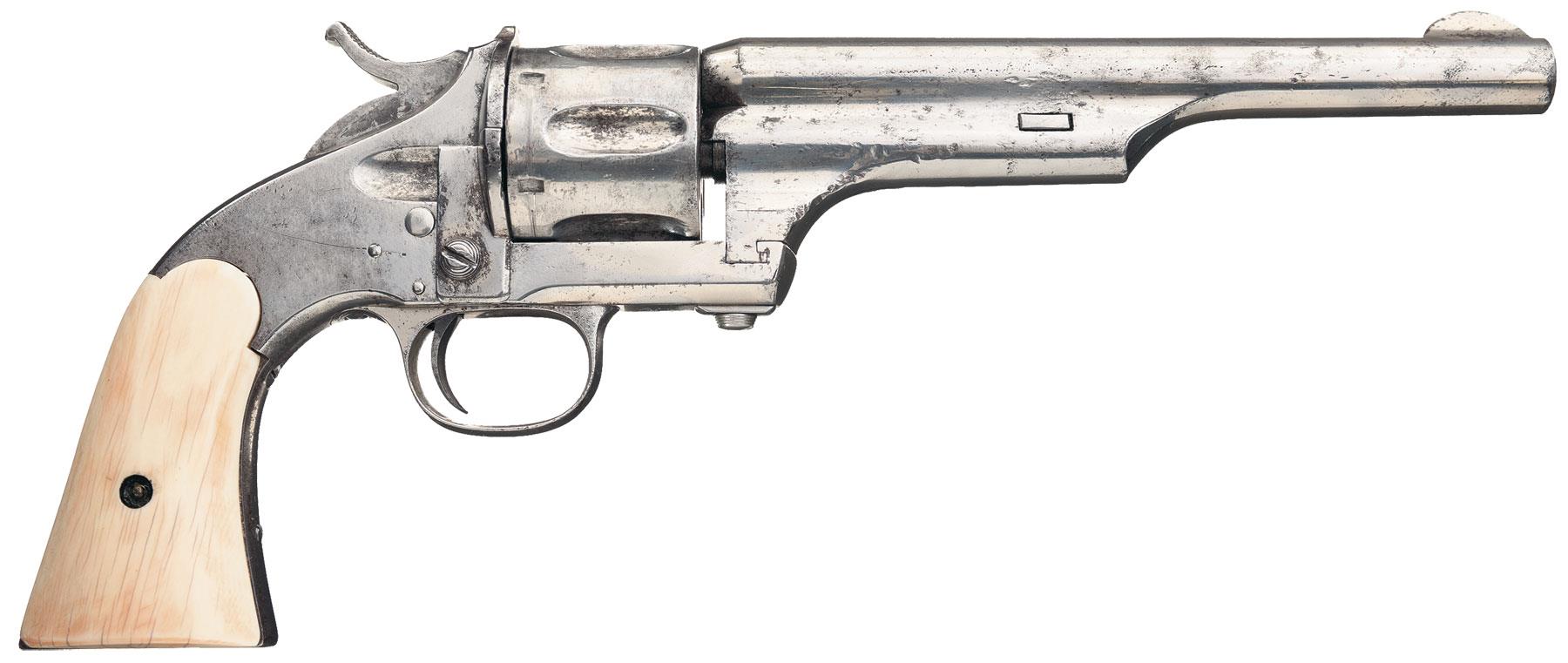 Merwin Hulbert Army Model Single Action Revolver with Ivory Grip | Rock ...
